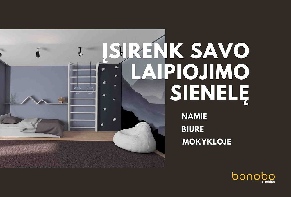 Laipiojimo salė | Bonobo Climbing | Vilnius
