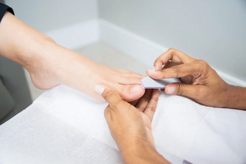 Add Pedi to Overlay on Toes | Allure Nails & Spa