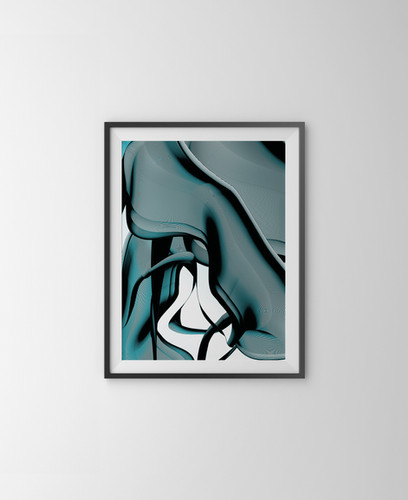 Vibrant Abstract Digital Art Prints at request | Jared Hermann Art