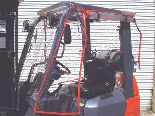 Atrium Full Forklift Enclosure | forkliftinnovations