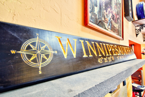 Six Foot Horizontal Indoor Signs (9.25 inches tall) | Meredith Bay Signs