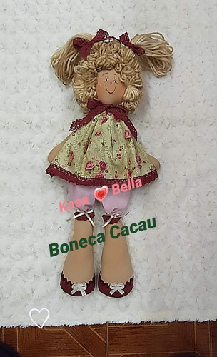Projeto via Correios Boneca Cacau | AtelierKasaBella