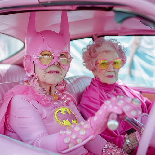 Pink Batmobile 01 | Polly in Wonderland