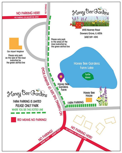 Hours & Location | Honey Bee Gardens Farm