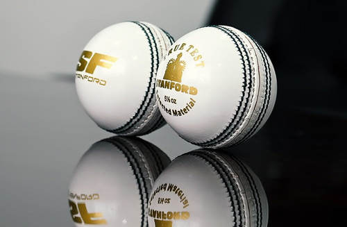 SF True Test White Cricket Leather Ball | Sports Land