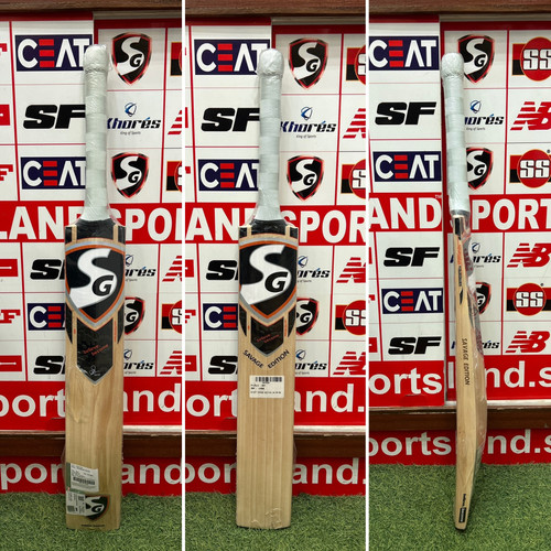 SG SAVAGE EDITION SIZE 6 ENGLISH WILLOW CRICKET BAT | SPORTS LAND