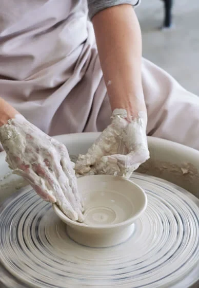Clay and Sip Class: Wheel Throwing | SGC Art Studio