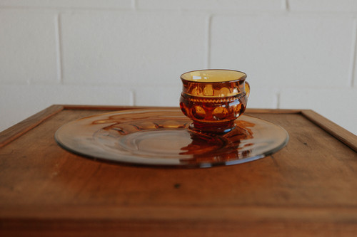 Amber Plate w/Goblet | Stockroom Picks