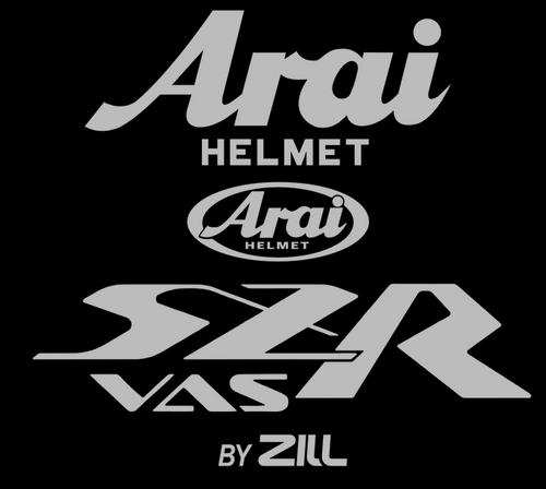 Sticker Arai Grey SZR-VAS | zill