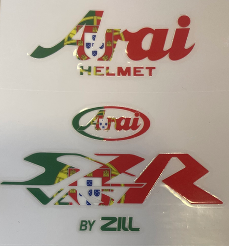Sticker Arai SZR-VAS Portugal Flag | zill