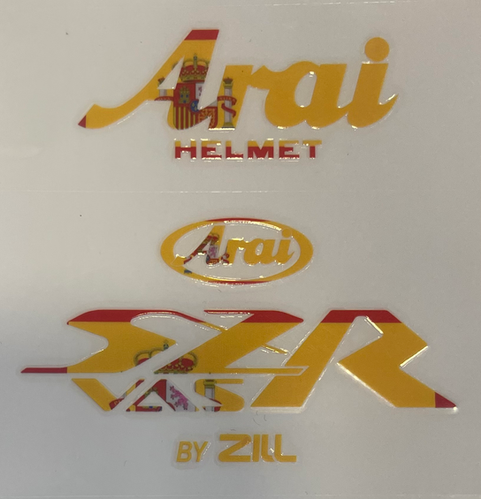 Sticker Arai SZR-VAS Espagne Flag | zill