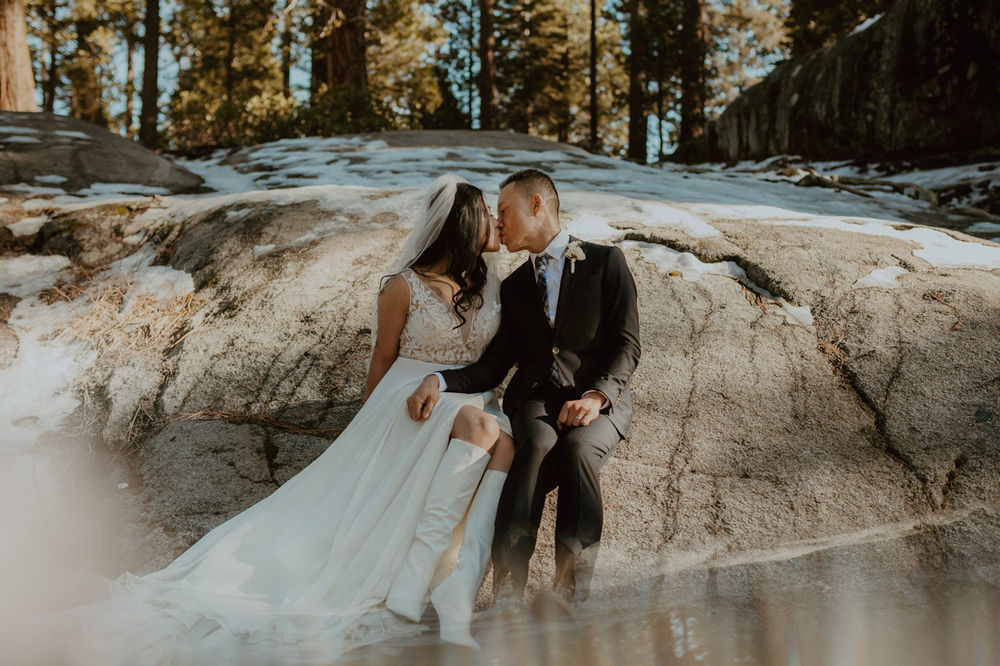 Shaver Lake Intimate Winter Wedding