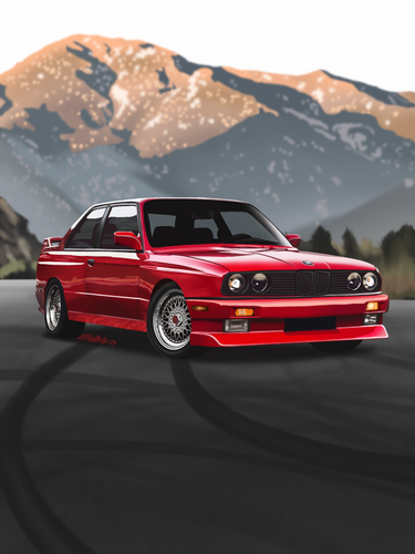 E30 M3 Full Print | Marris Gulledge