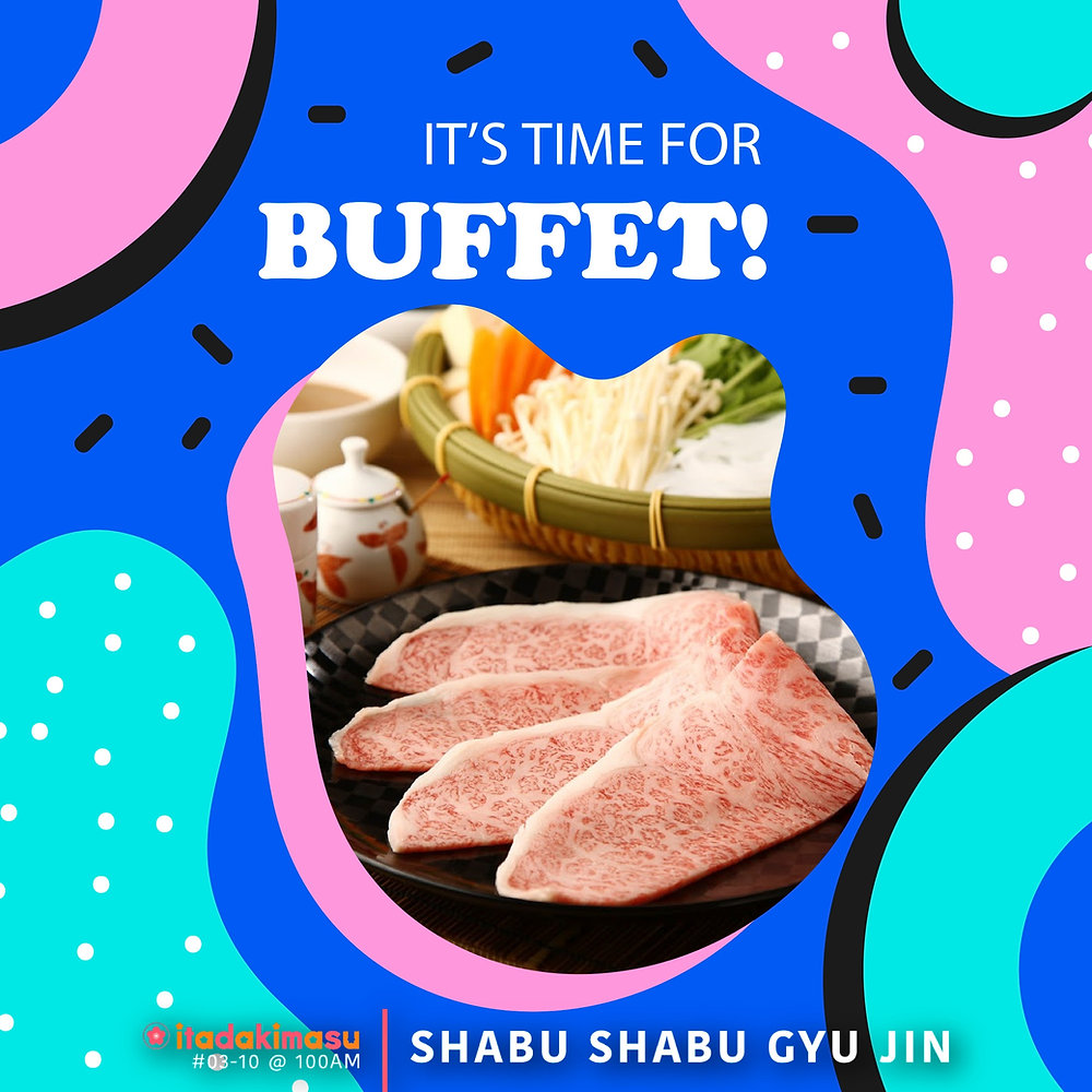 Hoorah! It's time to have Shabu Shabu buffet at Gyu Jin, Tanjong Pagar.