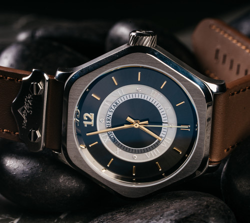 Gunmetal Sentinel - Gold Rotor Limited Edition | Northernstarwatch