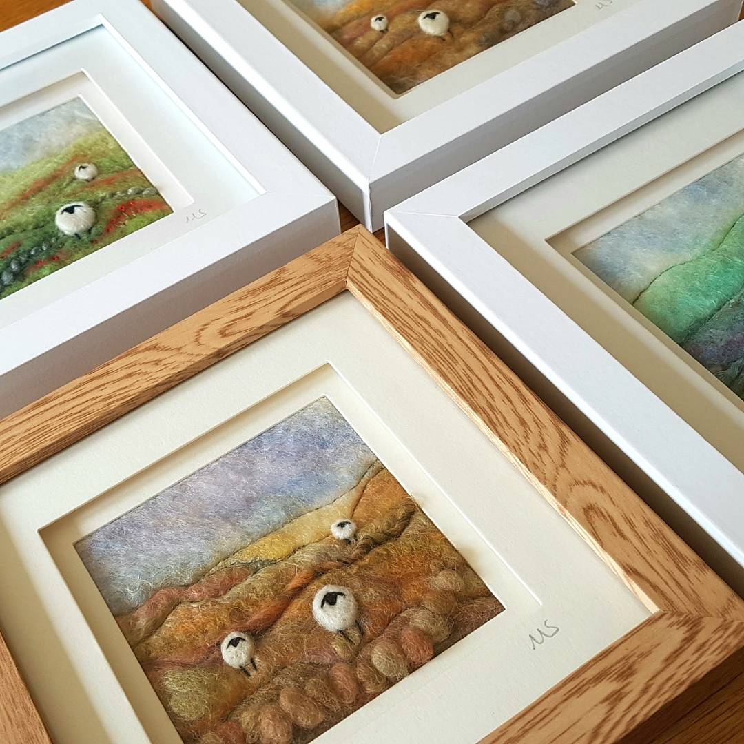 Tilly Tea Dance | Felting & Embroidery by Maxine Smith -Textile Artist