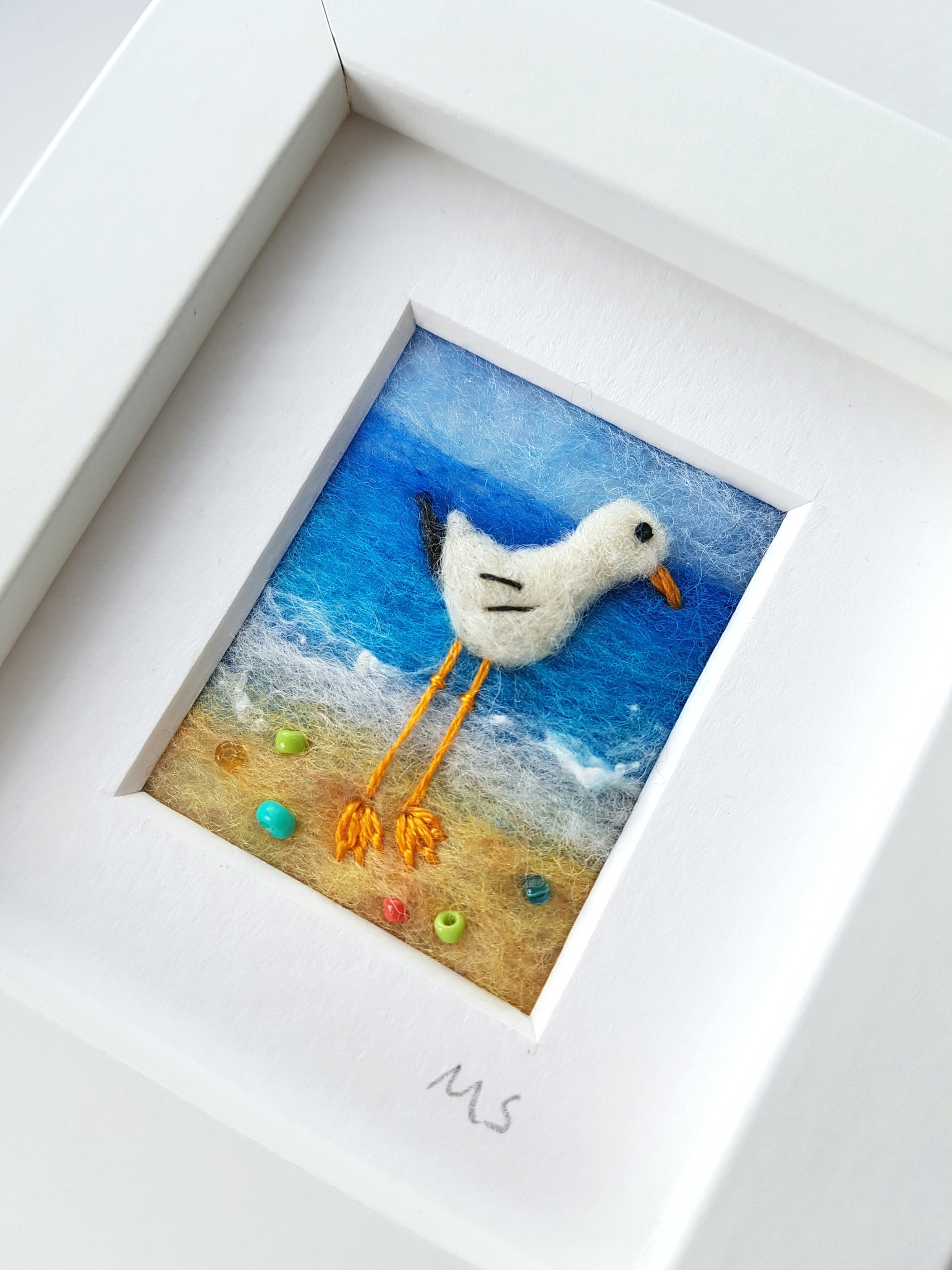 Tilly Tea Dance | Felting & Embroidery by Maxine Smith -Textile Artist