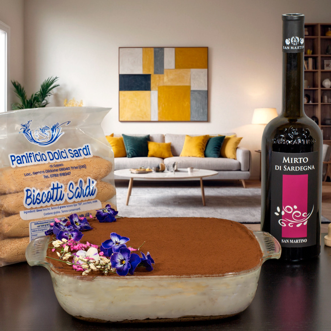 Ricetta Sarda: Tiramisù con Mirto di Sardegna e Savoiardi Sardi, La ...