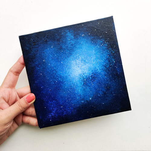A galaxy canvas | The Tinted Palette