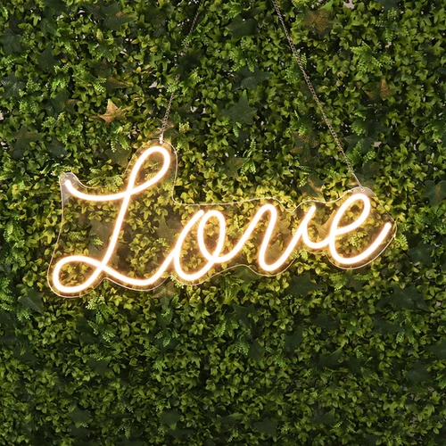 27" Love LED Neon Light Sign | South Sound Party Rentals