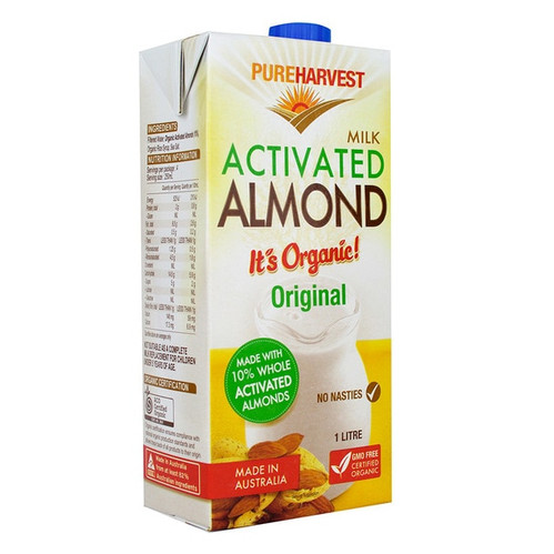 Organic Activated Almond Milk 1L | organicbbasket