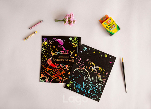 Scratch Coloring Kids - Animal Friends | website