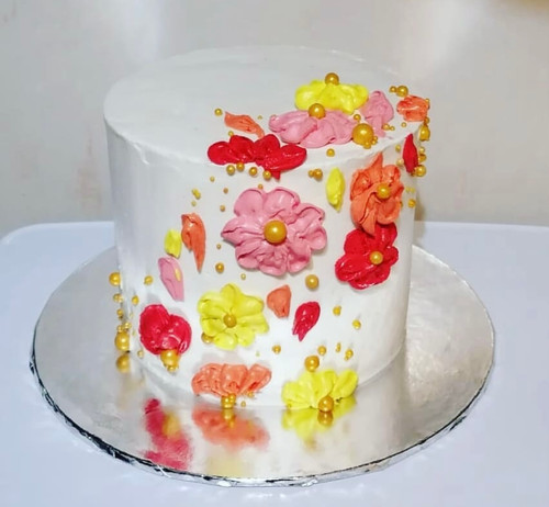 Multi-colour Flower Cake | Flotus Bakery