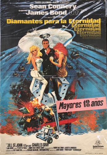 James Bond 007 "Diamonds are forever", Spain. | poster-mania.com
