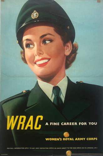 Women's Royal Army Corps poster. UK | poster-mania.com
