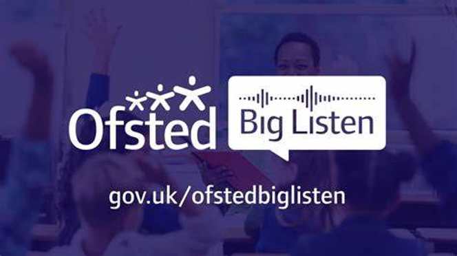 Ofsted asks children for their help with the Big Listen