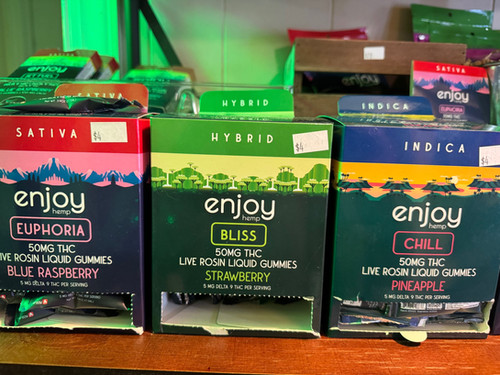 Enjoy Live Rosin Liquid Gummies | Humble Hemp Shack