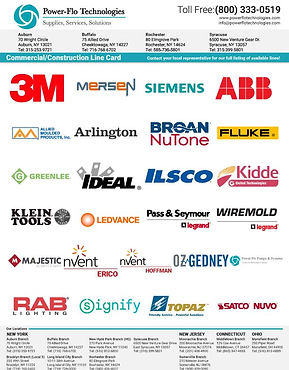Lighting Linecards | Power-Flo Technologies
