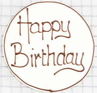 Cake Plaque with Writing (as part of a cake order only) | Stentons Cakes