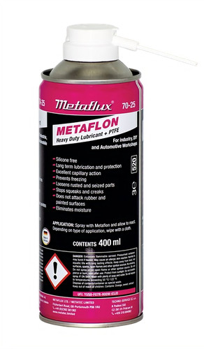 70-25 Metaflux Metaflon Spray PTFE Spray - Case of 12 Cans | Creativecnc