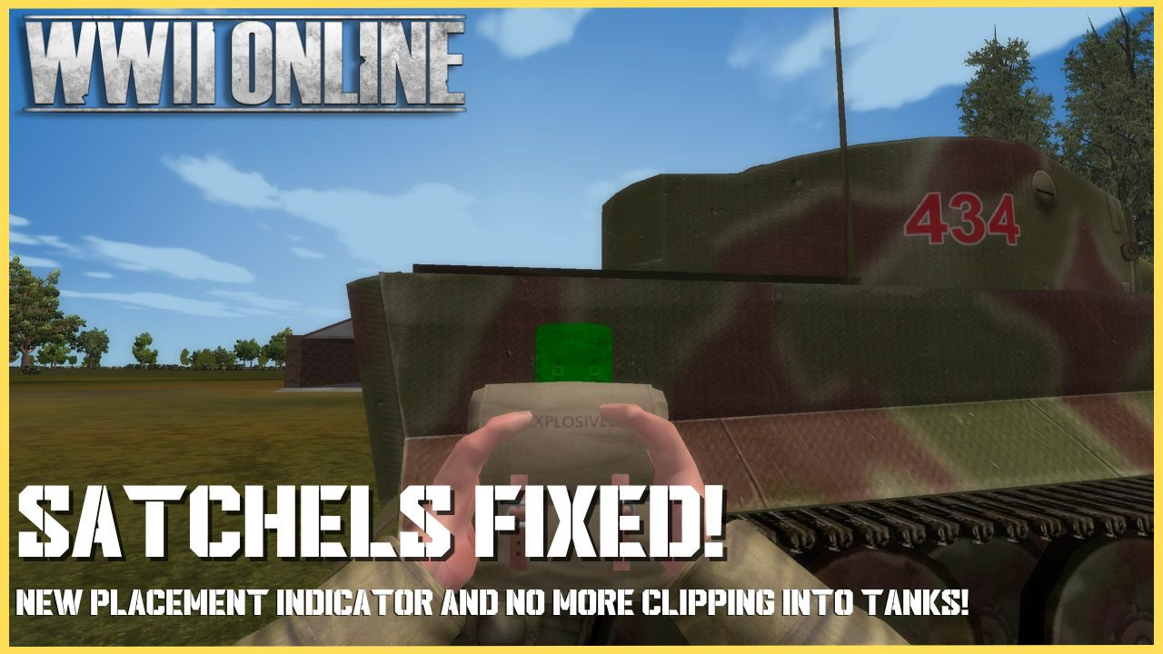 Satchels fixed & new placement indicator!