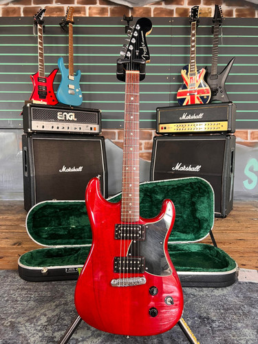 Fender Strat-O-Sonic Crimson Red Transparent 2005 Electric Guitar ...