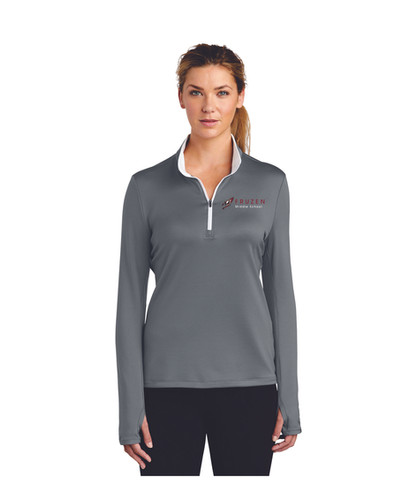 Fruzen Middle School Embroidered Nike Ladies Dri-FIT Stretch 1/2-Zip ...