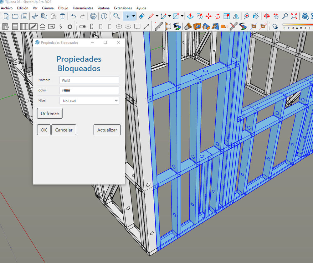 Elementos blockeados | SKETCHFRAMER