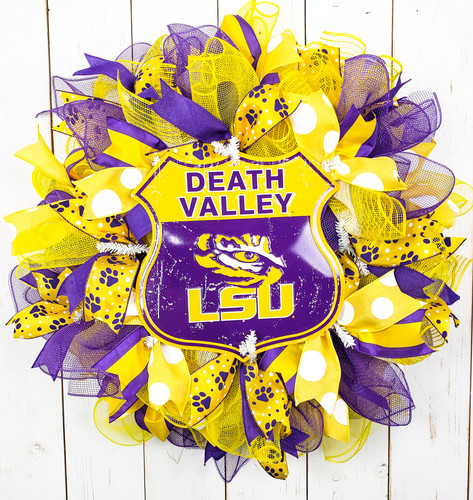 LSU Wreath | website