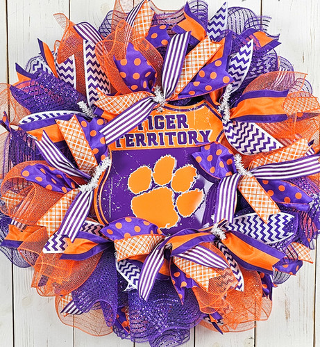 Clemson Tigers Wreath | Clemson Wreath | Clemson Tigers Wreath Tampa