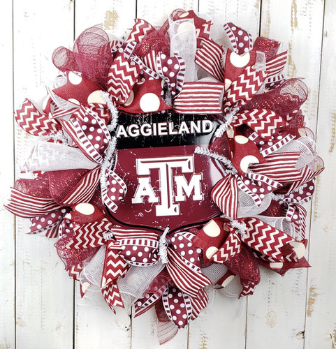 Texas A & M Wreath | Front Door Designs