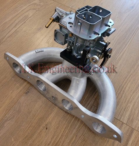 Ford X.Flow 1600cc manifold with 32/36 carb kit | ikengineering