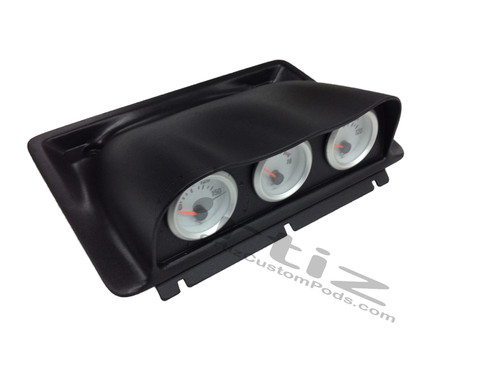 2010-14 Ford F150 Raptor Top Dash Storage - Triple Pod | OZ Gauge Pods