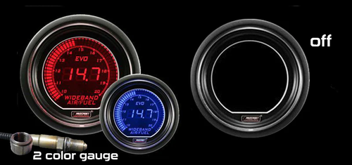 EVO Series Red/Blue Gauge (ProSport Gauges) | OZ Gauge Pods
