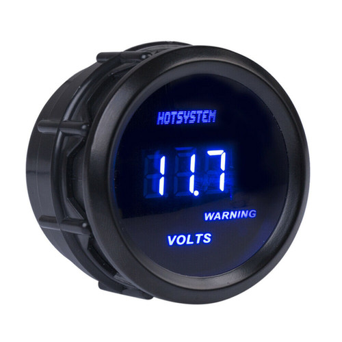 Blue Digital LED Elec Volt Voltage Meter Gauge 52mm | OZ Gauge Pods