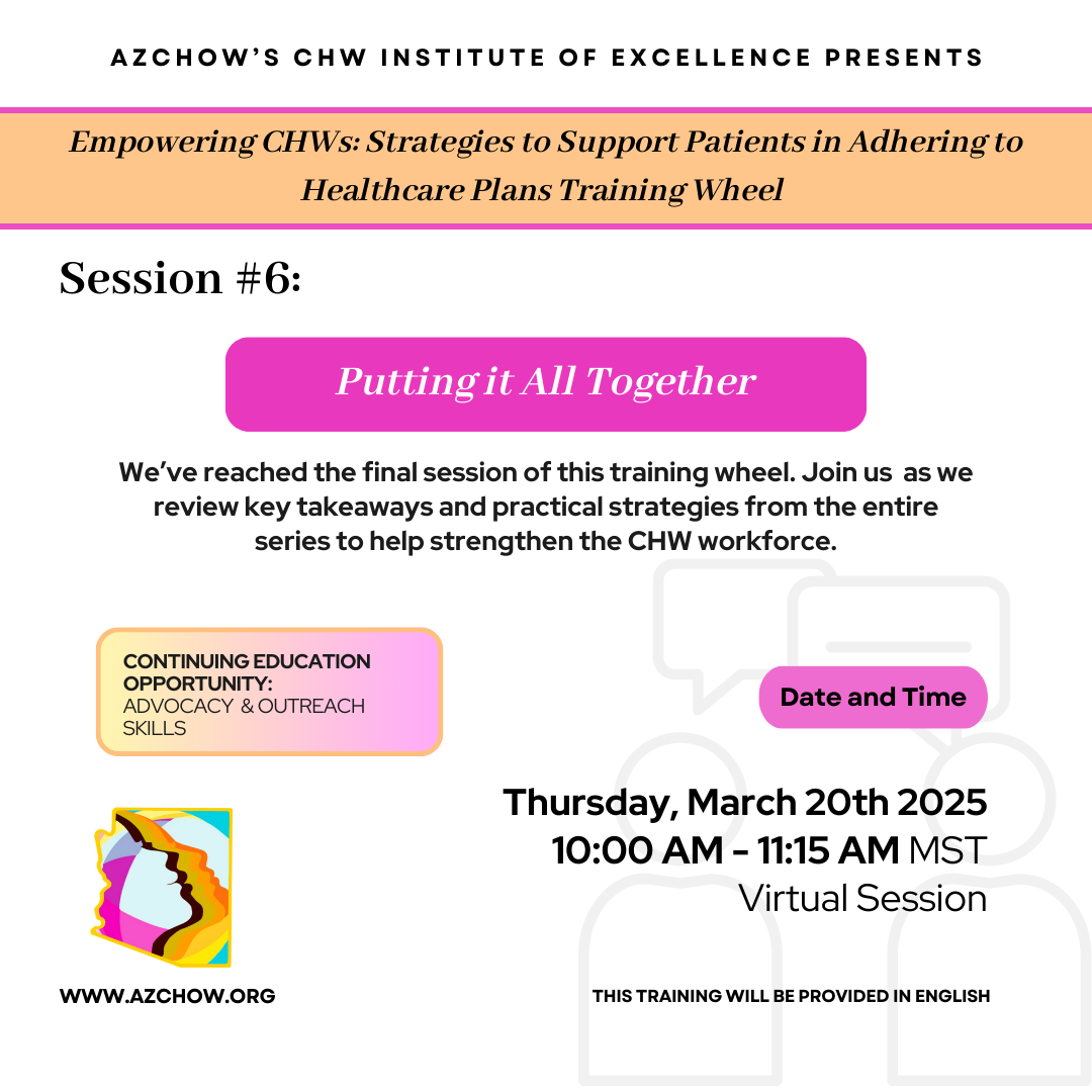Empowering CHWs: Strategies to Support Patients in Adhering to ...