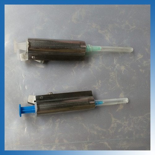 SYRINGE SHIELD with lead glass window 007-912 | tungsten