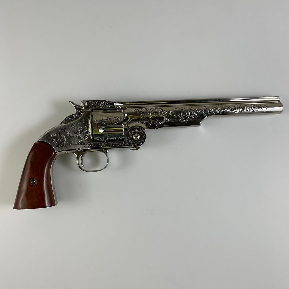 Ornate Wyatt Earp .44 Single Action Revolver | zapprops