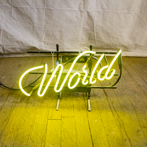 World Neon Sign | zapprops