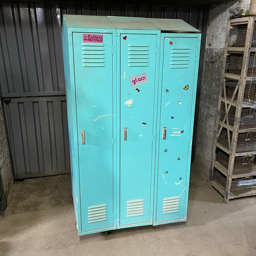 Turquoise Double Sided Lockers | zapprops